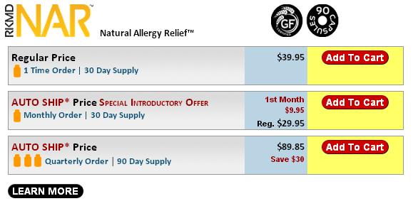 Introducing Natural Allergy Relief™ (NAR)™